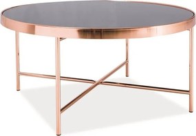 Casarredo - Komfort nábytek Kulatý konferenční stolek GINA B měď
