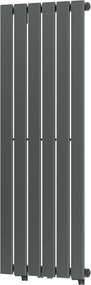 Mexen Boston dekorativní radiátor 1200 x 452 mm, 611 W, antracit - W213-1200-452-00-66