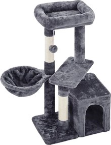 Škrabadlo pro kočky Yaheetech – tmavě šedá, 87 cm (256101396036)