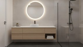 Rea Selina, umyvadlo na desku 355x355x110 mm, bílá, REA-U6945