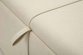 Designová lavice Mahalah 130 cm krémová