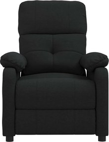Polohovací křeslo černé textil 289664