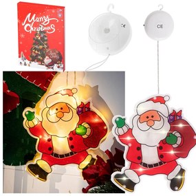 Creative Corner LED závěsná světla Vánoční dekorace Santa s dárky