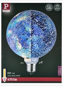 LED Stmívatelná žárovka MOSAIC G125 E27/5W/230V 2700K - Paulmann 28750
