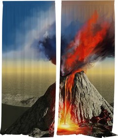 IMPAR Závěsy Sopka (Rozměr : 140x250, Materiál: Interlock)