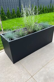 Truhlík MAXI, sklolaminát, šířka 120 cm, antracit