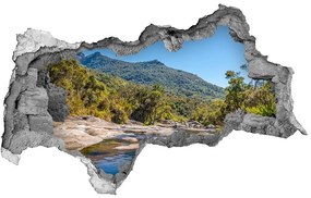 Wallmuralia Nálepka fototapeta 3D na zeď Řeka v lese 95x73 cm