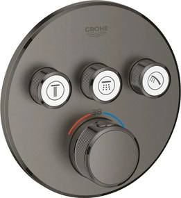 Grohe Smart Control termostat s termostatickou baterií brushed hard graphite 29121al0 G29121AL0