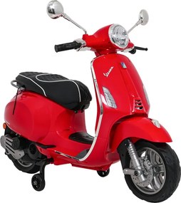 Elektrický skútr Vespa ROMA červený
