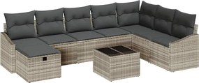 Set pohovek 9 ks polyratan 3360673