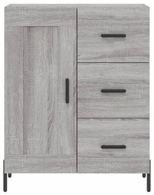 Skříň highboard šedá sonoma 69,5 x 34 x 180 cm kompozitní dřevo - Default Title