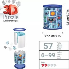 Ravensburger 3D Stojan na tužky Disney: Stitch / 54 dílků / od: 6 let