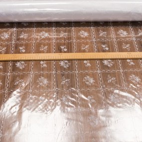 Kristal ubrus PVC průhledný 236/12, cibulák, š.140cm (metráž)