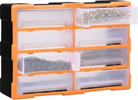 Organizér s 8 velkými zásuvkami 52 x 16 x 37 cm 149599