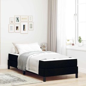 Postel s boxspringem Černá 100 x 200 cm textil 3398467