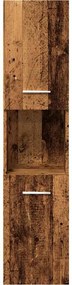 4dílná koupelnová sestava old wood kompozitní dřevo 3328599
