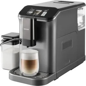 SENCOR SES 8500BK šedá / Automatický kávovar / 1350W / 20 bar / 1.5 l
