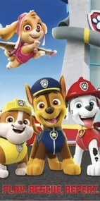 Dětská osuška PAW PATROL modrá 70x140cm Setino