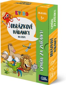 Společenská hra kvído - obrázkové hádanky - vzhůru za zvířátky