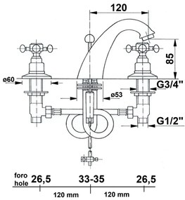 Umyvadlová baterie v leskle stříbrné barvě Antea – Sapho