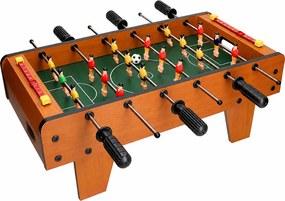 LEAN Toys Stolní fotbal – hra na zručnost, mini stolní fotbalový stůl ze dřeva, 50 cm