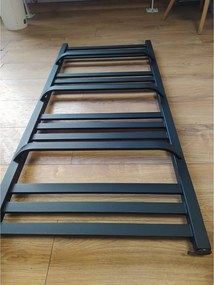 Regnis LOX DUO, topné těleso 300x880mm, 487W, černá matná, LOXDUO880/300/D270/BLACK