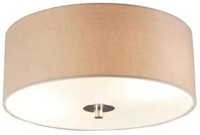 Rustikální stropní svítidlo béžové 30 cm - Drum
