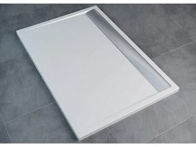 SanSwiss IIa WIA 90×120 cm sprchová vanička obdelníková bílá Barva krytu  sifonu: Aluchrom