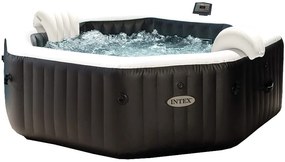 Intex | Vířivý bazén Pure Spa - Jet & Bubble Deluxe HWS 6 + Solární sprcha UNO 35 l hliníková s LED světlem | 19900163