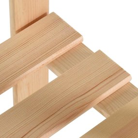 Úložný regál s 5 policemi 80 x 28,5 x 170 cm masivní borovice 327320