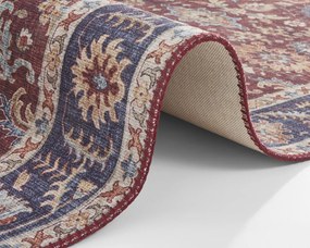 Hanse Home, Kusový koberec Asmar 104004 Bordeaux/Red, 80x150, červená, chodba / předsíň