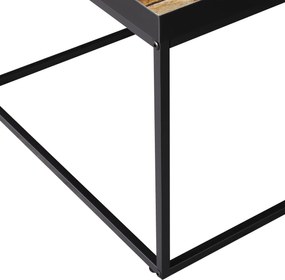 Autronic Konferenční stolek CT-V2004 40x40 cm Odstín: Staré dřevo