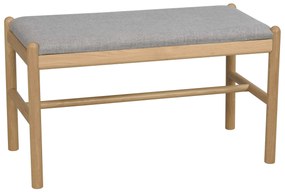 ROWICO Dřevěná světle hnědá lavice MILFORD oak 119506AA