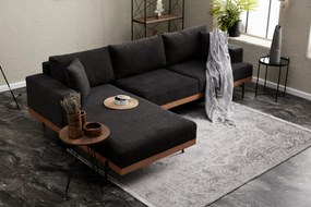 Hanah Home Rohová pohovka LIVA antracitová levá 287 cm 825BLC2815
