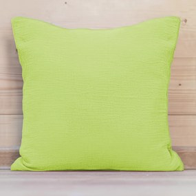 Biante Mušelínový povlak na polštář MSN-058 Světle pistáciový 30 x 50 cm