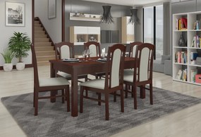 ADRK Furniture Sada stolu s židlemi RODOS 53 SE-ROD-53-DW-B106