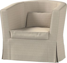 Potah na křeslo IKEA Ektorp Tullsta barva béžová látka pletený vzor
