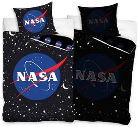Bavlněné ložní povlečení NASA - se svítícím efektem - 100% bavlna Renforcé - 70 x 90 cm + 140 x 200 cm
