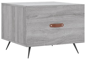 vidaXL Konferenční stolek šedý sonoma 50 x 50 x 40 cm kompozitní dřevo