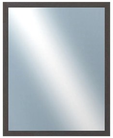 DANTIK - Zarámované zrcadlo - rozměr s rámem cca 80x100 cm z lišty RETRO tmavě šedá (2529)