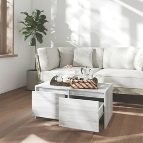 Konferenční stolek šedý sonoma 90 x 50 x 41,5 cm dřevotříska - Default Title