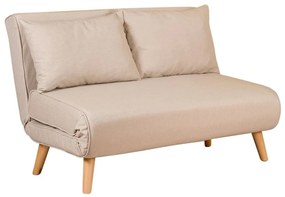 Béžová rozkládací pohovka 120 cm Folde – Artie