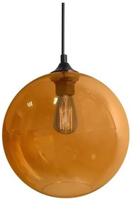 Závěsná lampa CEDISON s nastavitelnou výškou Candellux Oranžová