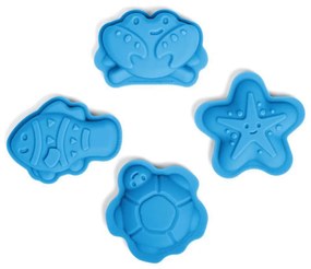 Bigjigs Toys Silikonové formičky Růžové Coral