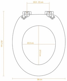 Casaria WC sedátko s automatickým spouštěním motiv pláže 108588