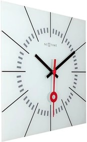 Designové nástěnné hodiny 8636wi nextime stazione 35cm