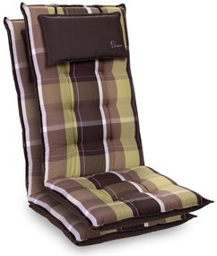 Sylt, čalouněná podložka, podložka na židli, podložka na výše polohovací křeslo, polštář, polyester, 50 × 120 × 9 cm, 2x čalounění