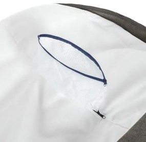 SakyPaky Klííídek LUX sedací vak šedá