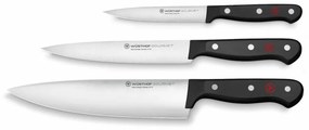 Wüsthof Wüsthof - Sada kuchyňských nožů GOURMET 3 ks černá GG301