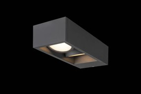 LA 1004748 ESKINA FRAME WL venkovní LED nástěnné přisazené svítidlo double antracit CCT switch 3000/4000 K - BIG WHITE (SLV)